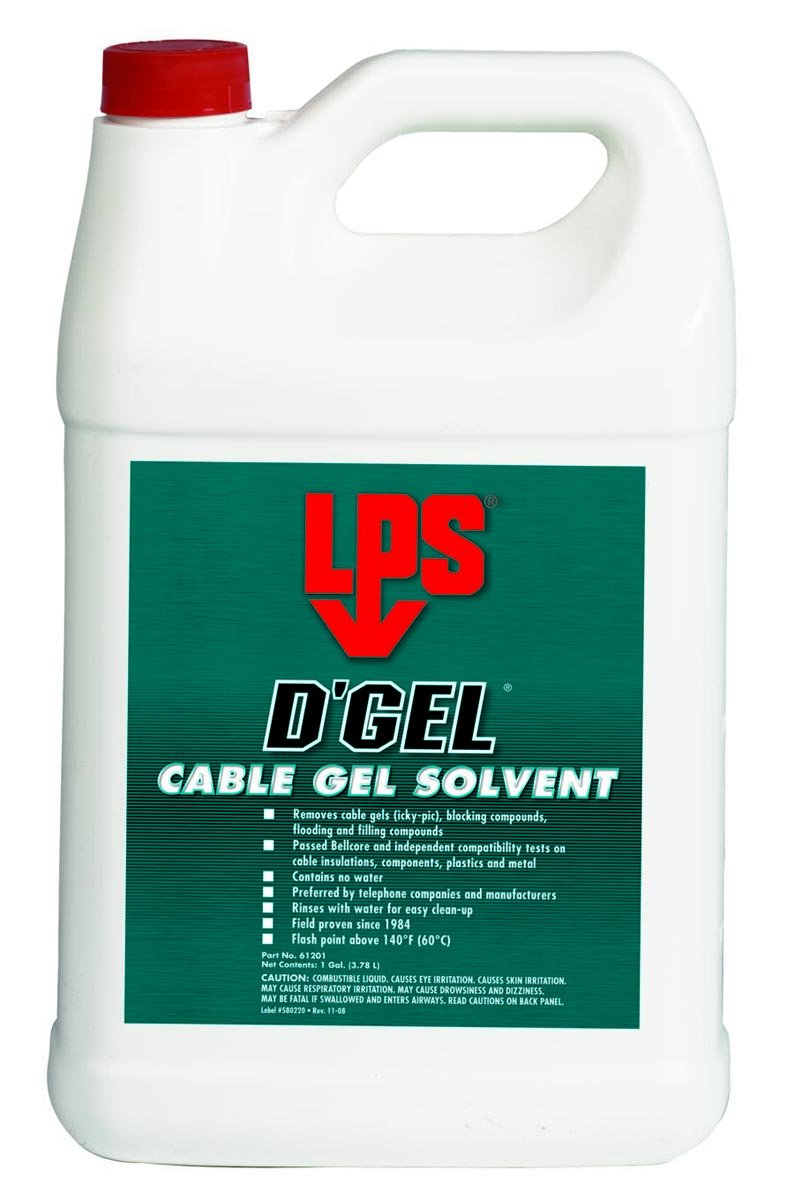 LPS D'Gel Cable Gel Solvente, 1 galón (Paquete de 4) : Amazon.com.mx ...
