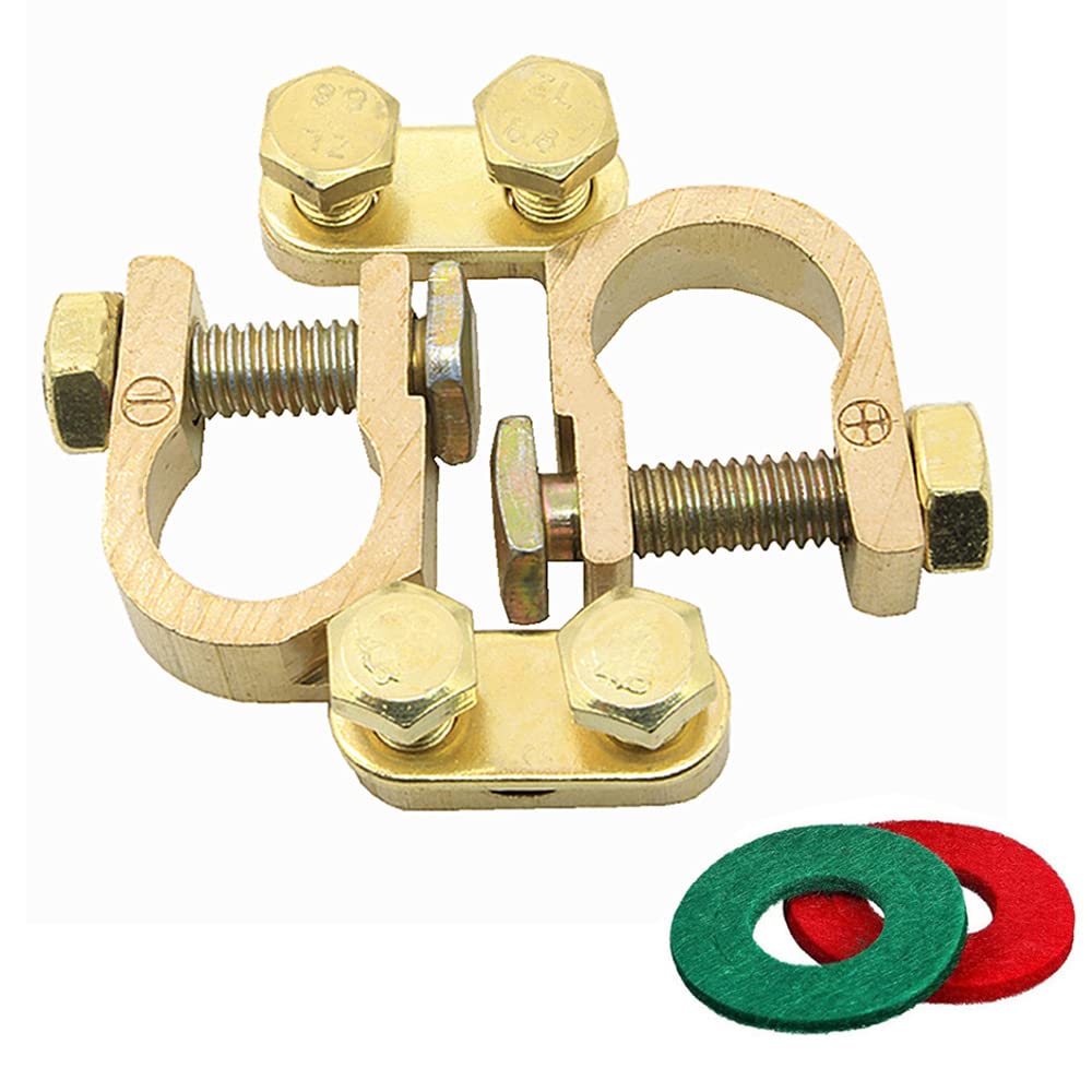 Amazon.com: Universal Battery Terminal Connectors 1 Pair, Pure copper ...