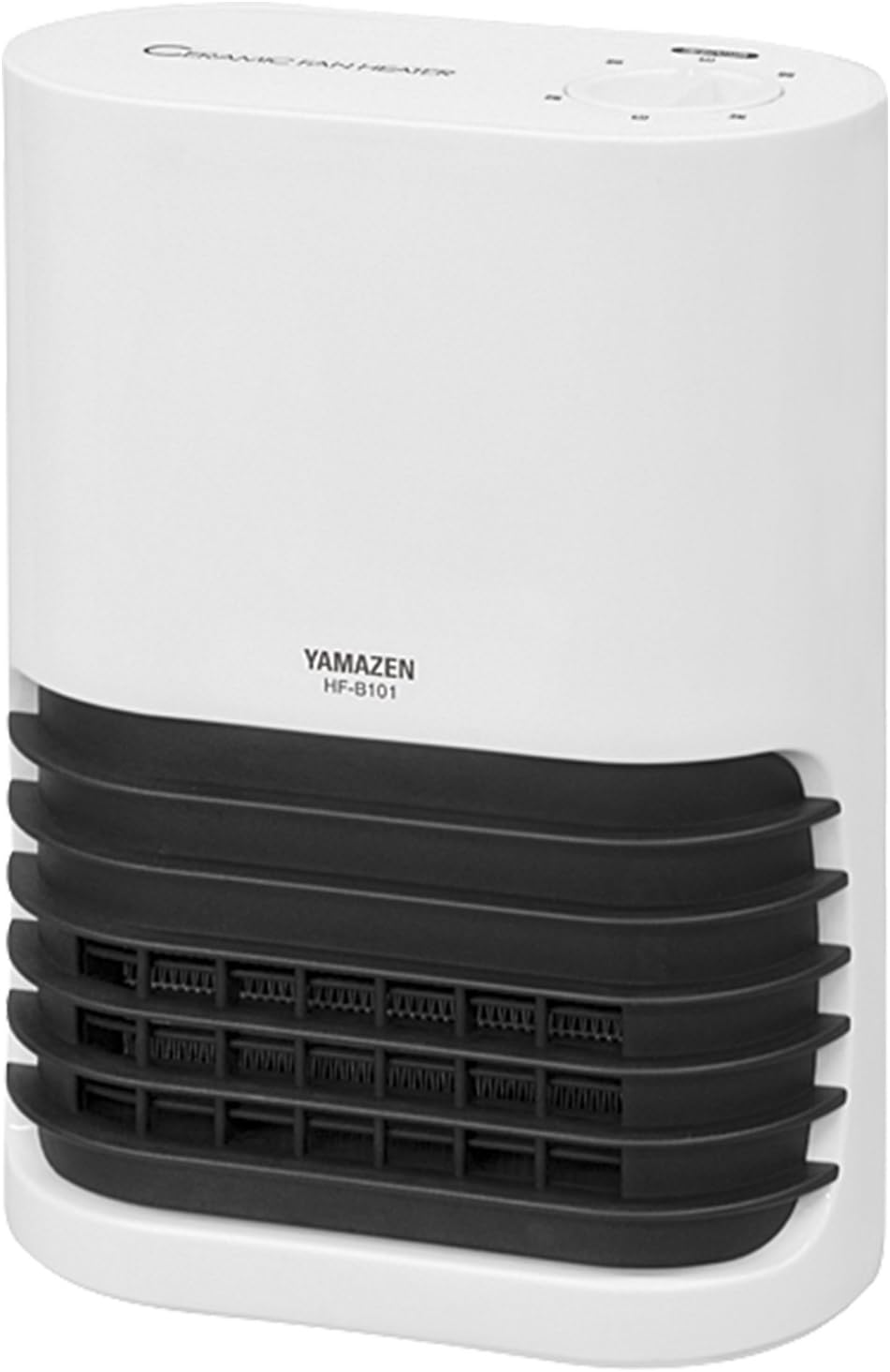 Amazon.com: 山善 (YAMAZEN) Ceramic Heater (W/W 2 Stage Switch) White HF ...