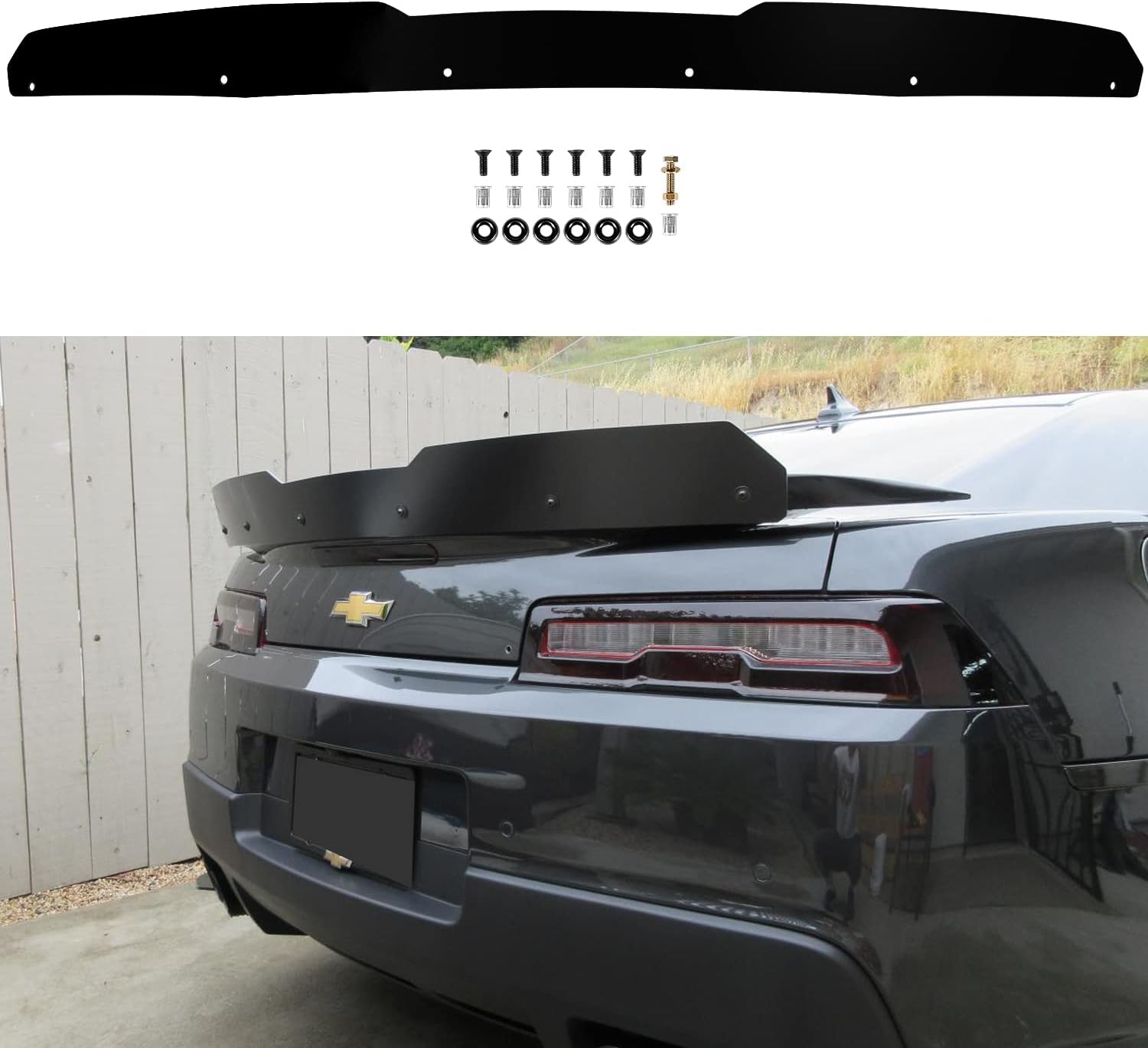 Amazon.com: Rear Wickerbill Spoiler Compatible with 2010-2013 Chevy ...