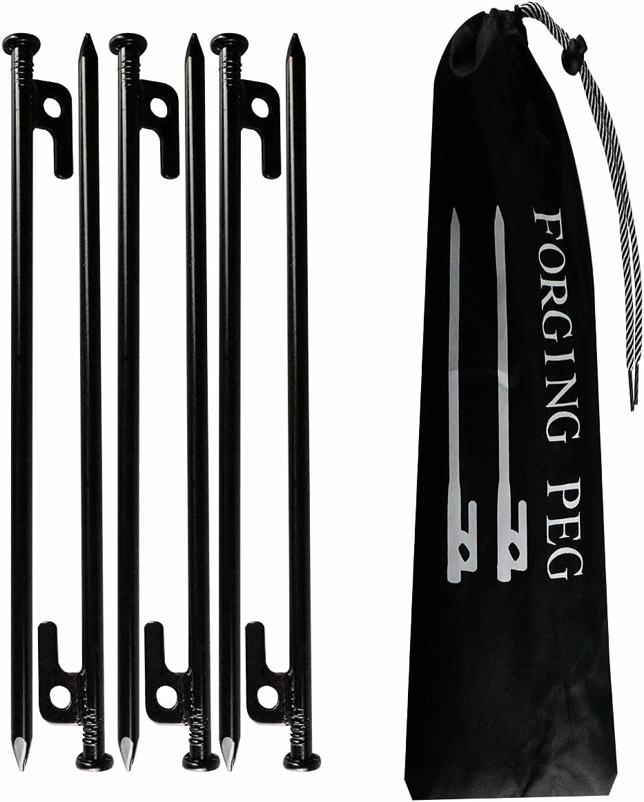 HERCULES 12” HEAVY DUTY GAZEBO STAKES TENT PEGS 10PCS PER SET. : Amazon ...