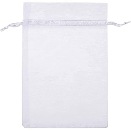 Amazon.com: 50 Pcs 5x7 inch Gift Wrap Bags, Organza Sheer Clear Tulle ...
