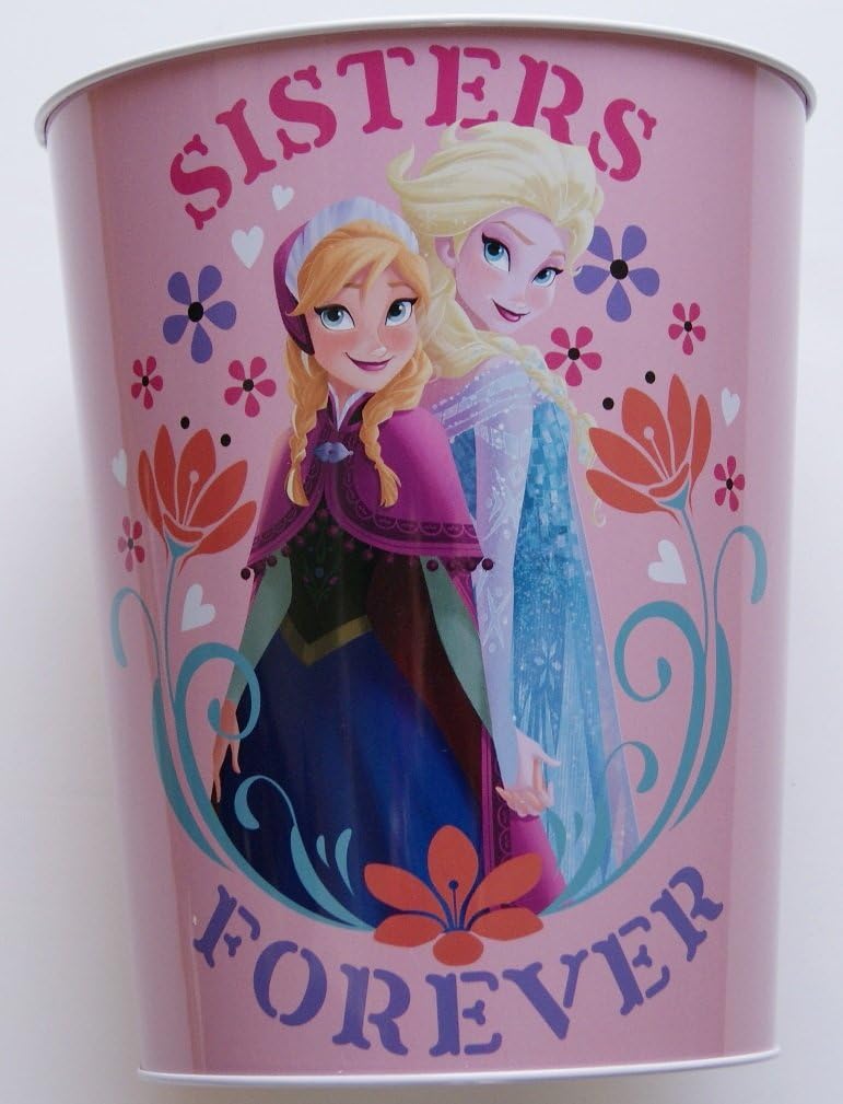 Amazon.com: Frozen Elsa Anna Garbage Can Waste Basket: Home & Kitchen