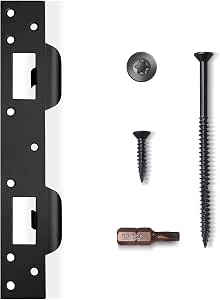 MOSECYOU Door Strike Plate Double Opening, with Reinforced Torx/Star ...