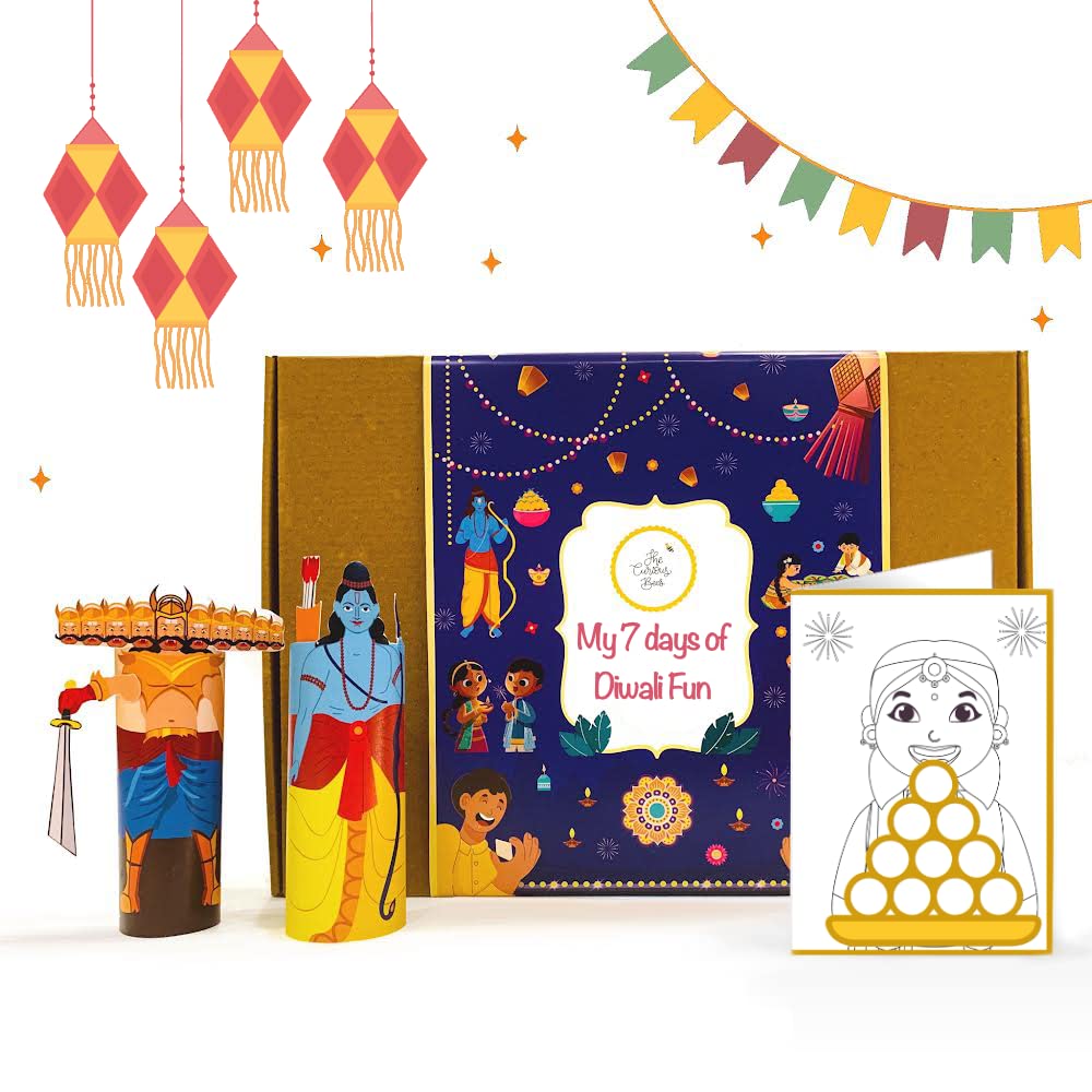 Buy The Curious Bees - Diwali Gift Box | 2+ Year Age | 7 Activities in ...