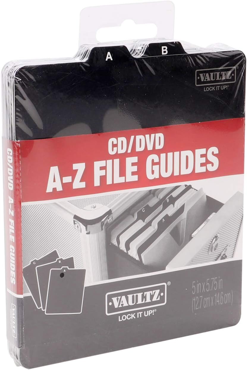 Amazon.com: DiscSox 24 DVD Pro Dividers Blank/Alphabetical - 24DIVDP ...