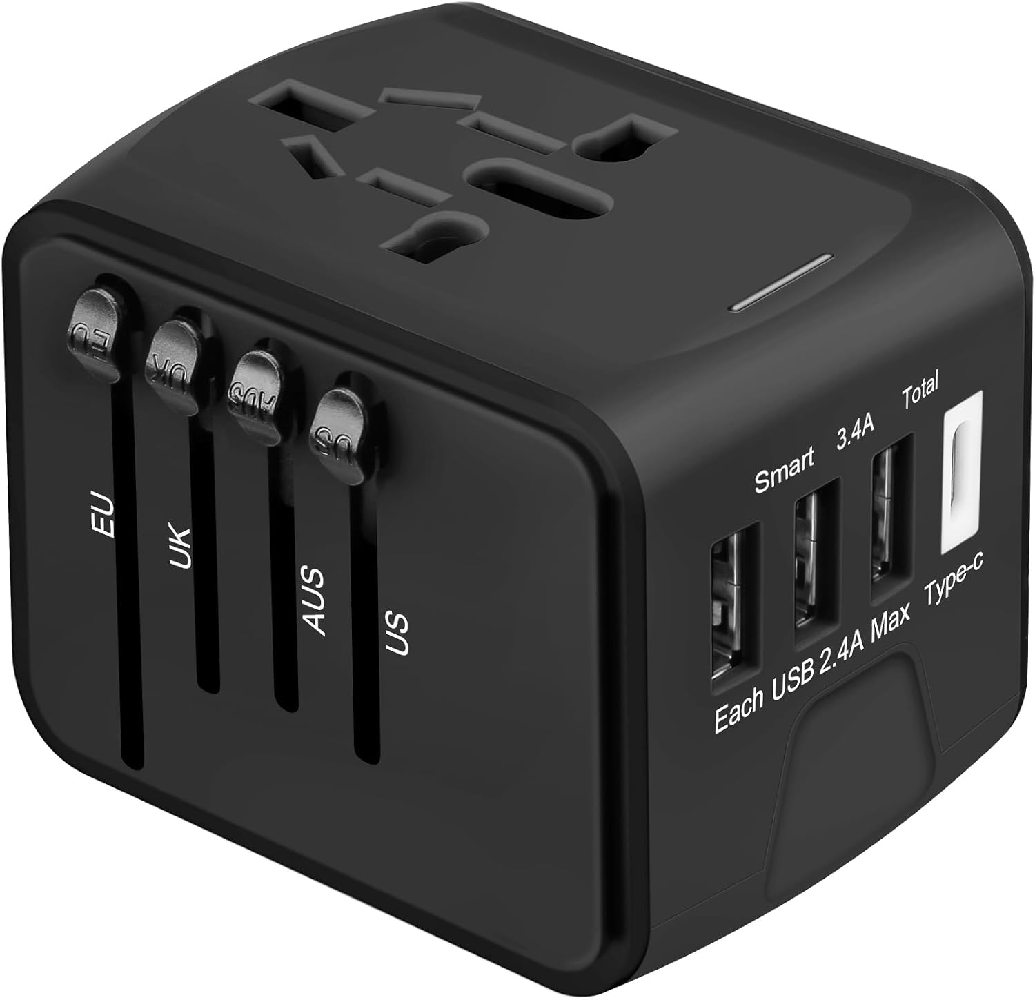 Amazon.com: Universal International Travel Power Adapter, All in One ...