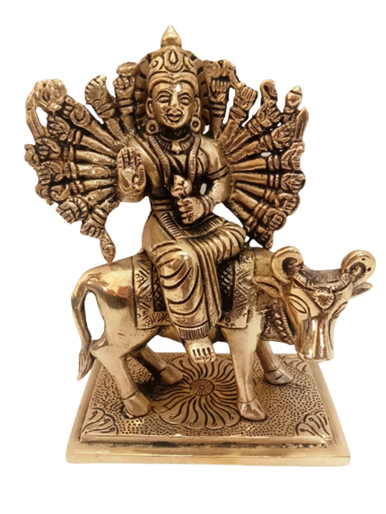 Buy Brass Blessing : Hindu Goddess MELDI MA Statue Figurine - Brass - Jay MAA Meldi (150) Online ...