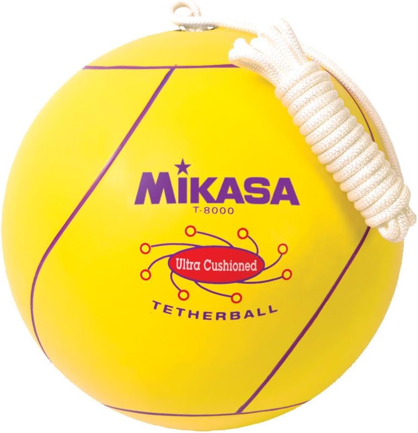 Amazon.com : Mikasa Sports Tetherball, Ultra Cushioned - Yellow ...