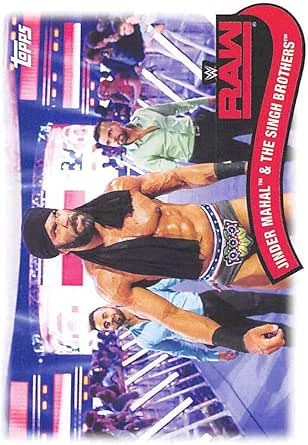 Amazon.com: 2018 Topps Heritage WWE Tag Teams and Stables #TT-13 Jinder ...