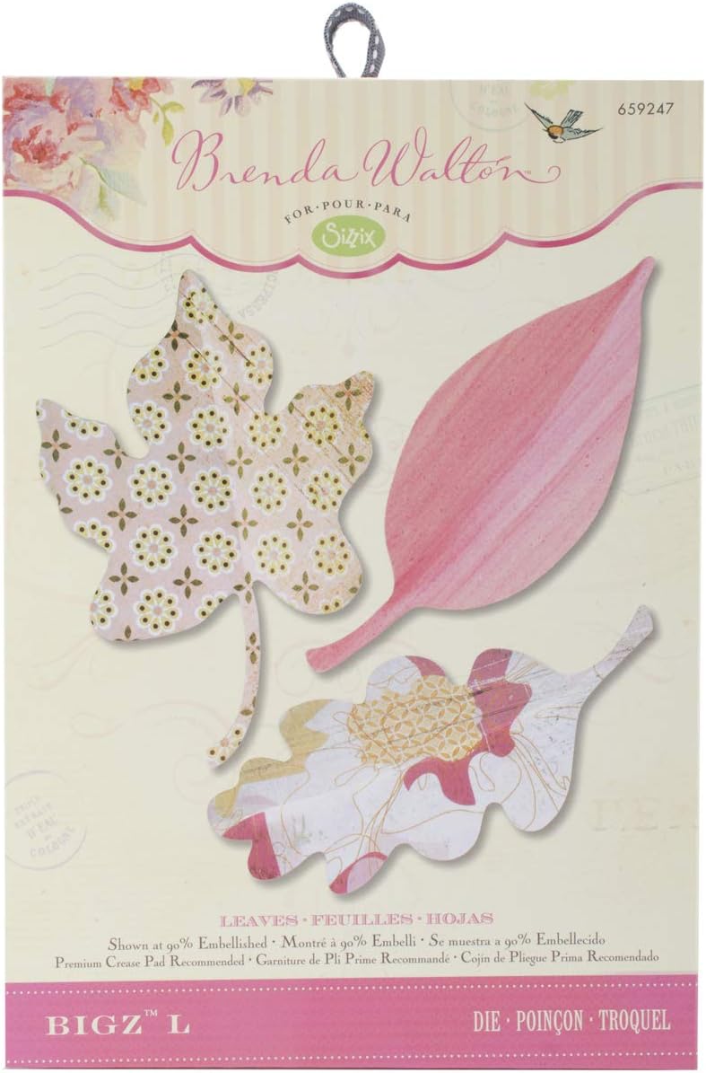 Amazon.com: Sizzix Leaves Bigz Dies, Large
