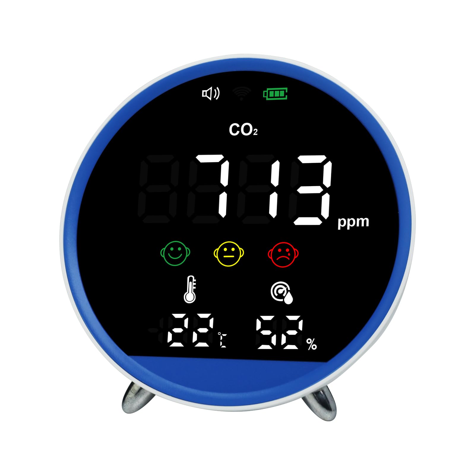 Snapklik.com : Portable CO2 Detector, 3-in-1 Carbon Dioxide Detector ...