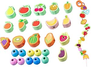 Wooden Beads Toy | Educational Preschool Learning String Beads Toys ...