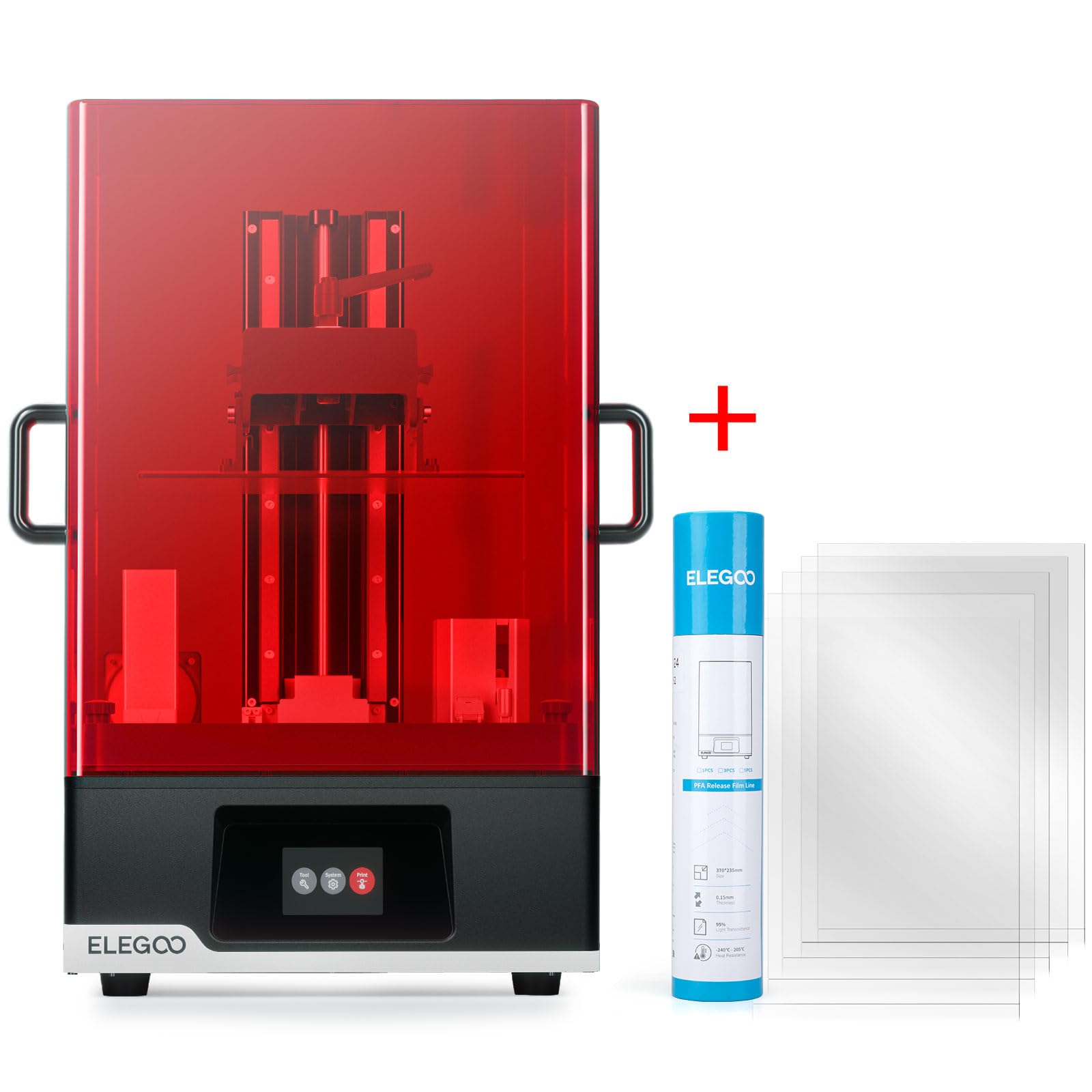 ELEGOO Jupiter SE Resin 3D Printer and its PFA Release Liner Film ...