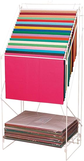 Amazon.com: Tissue Paper Rack - White Wire - Floor Standing (23" W x ...