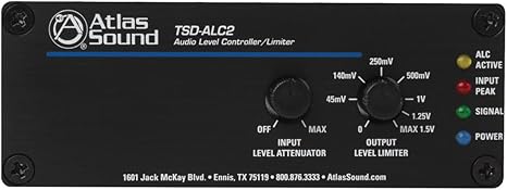 Amazon.com: Atlas Sound Audio Level Controller Limiter : Musical ...