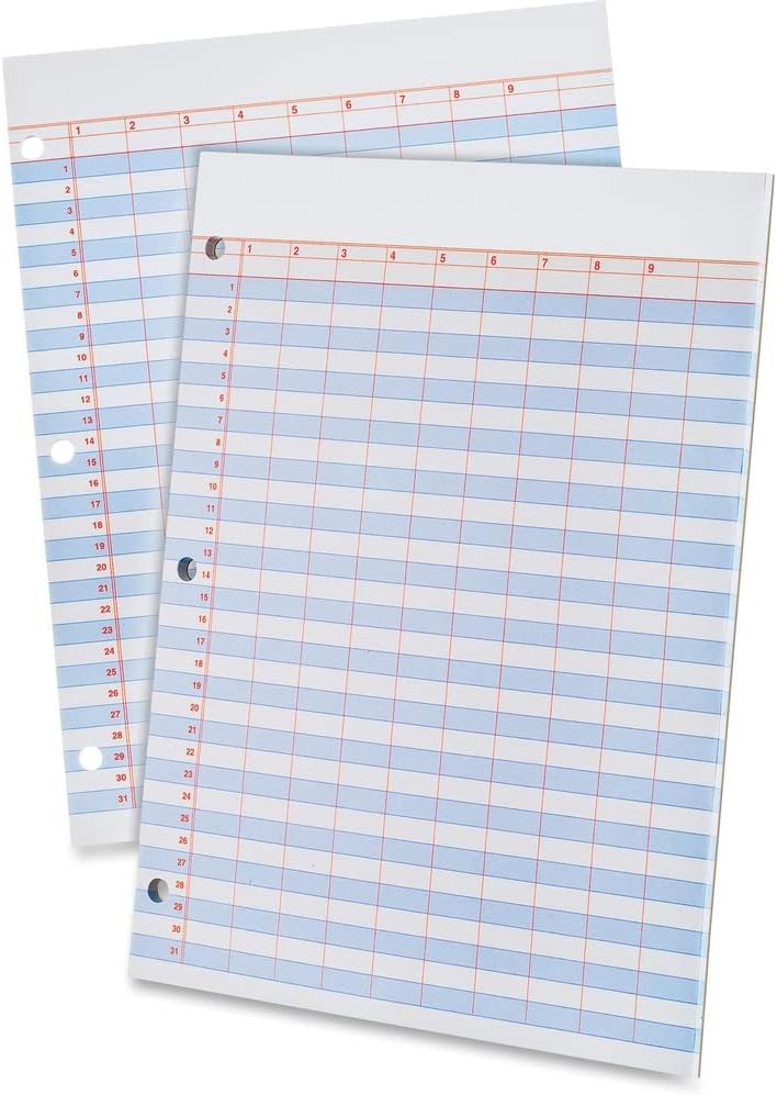 Amazon.com : Ampad Notepad, 8.5-Inch x 11-Inch, Data/Narrow Ruled, 9 ...