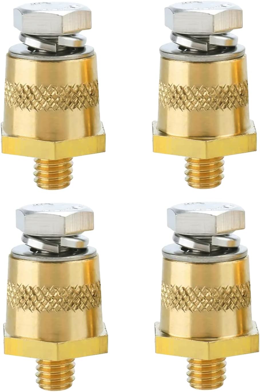 Amazon.com: XS Power 586 Tall Brass Post Adaptor (M6 Thread), GOLD ...