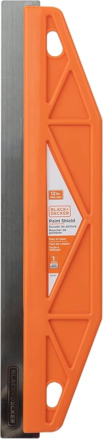 MR. BRANDS 32347 Black+Decker 12-Inch Shield, Trim Guide for Painting ...
