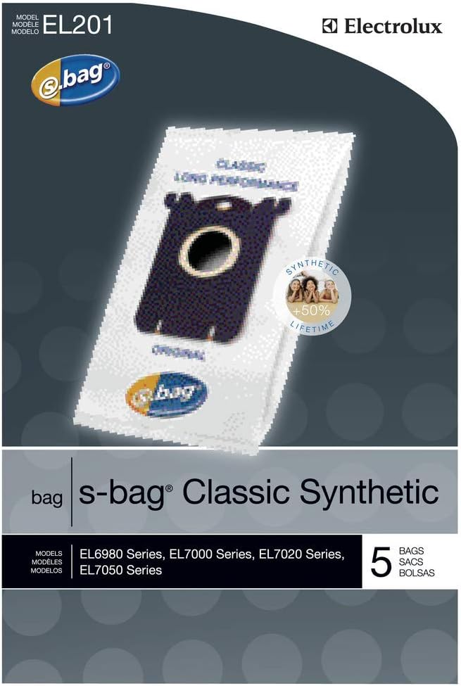 Electrolux S-Bag Classic Synthetic Vacuum Bags, Pack of 5 : Amazon.ca: Home