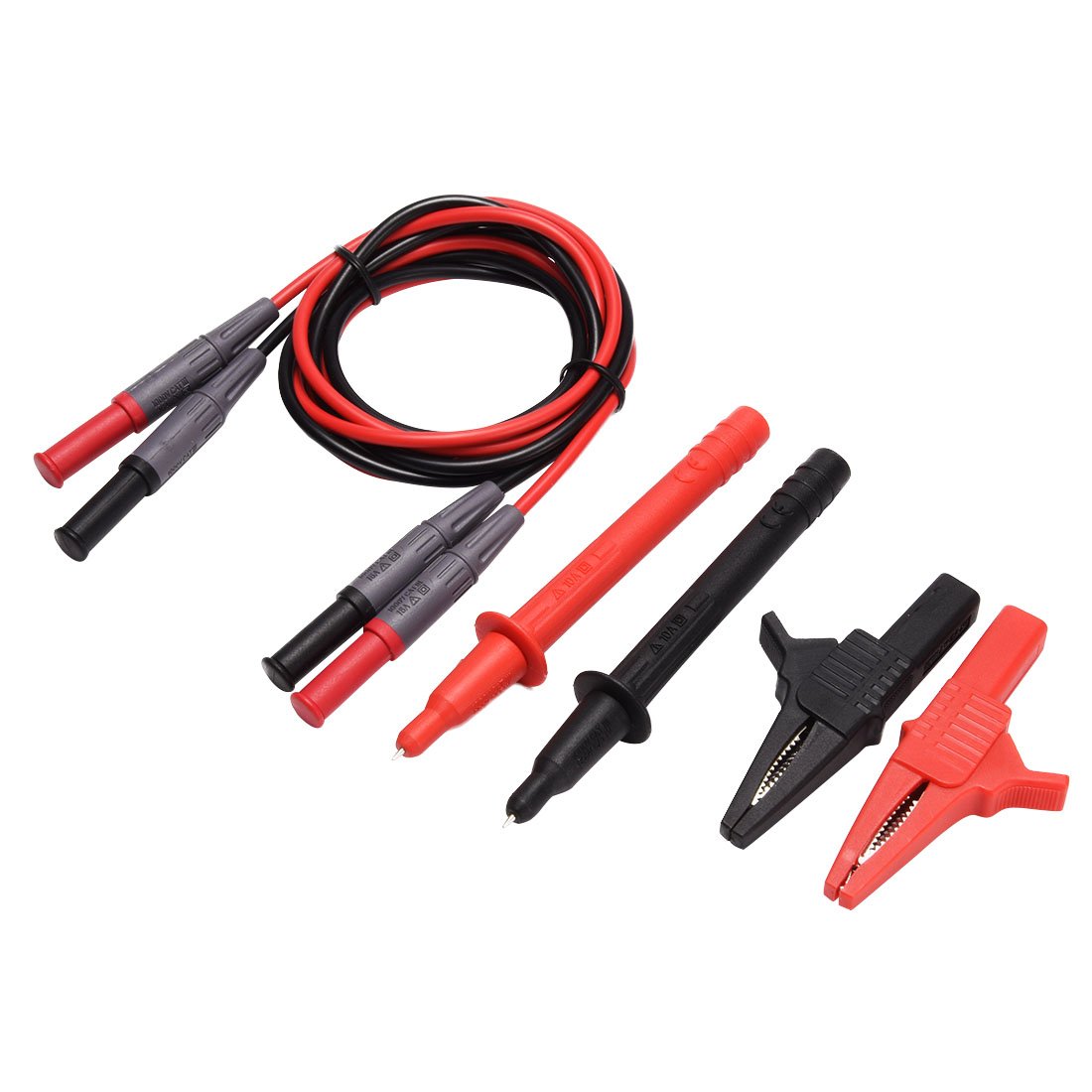 #9 : Generic 1 Set CAT III 1000V 16A Electronic Test Lead Kit Digital ...