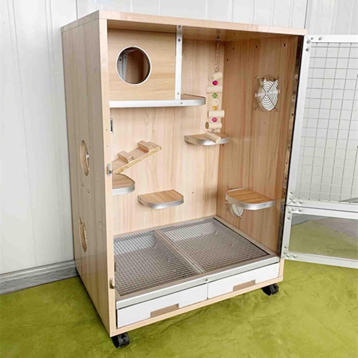 Amazon.com: DJKFH Chinchilla Cage - Guinea Pig Cages for Small Animal ...