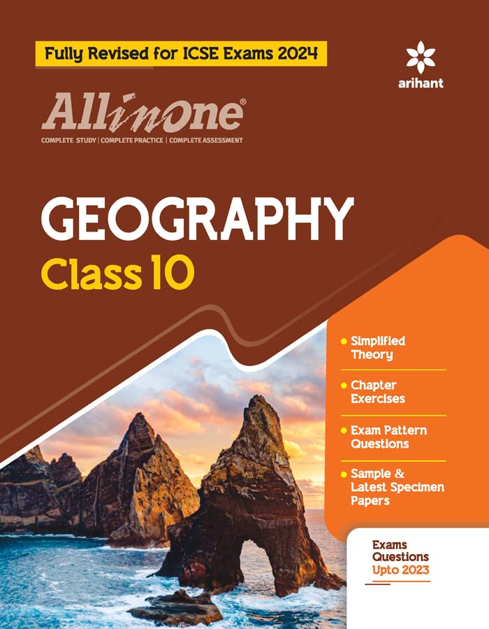 All In One Class 10th Geography for ICSE Exam 2024 : Farah Sultan ...