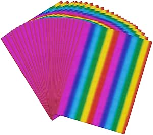 Amazon.com : 50Pcs Toner Reactive Foil Transfer Paper 7.9x11.4inch Hot ...