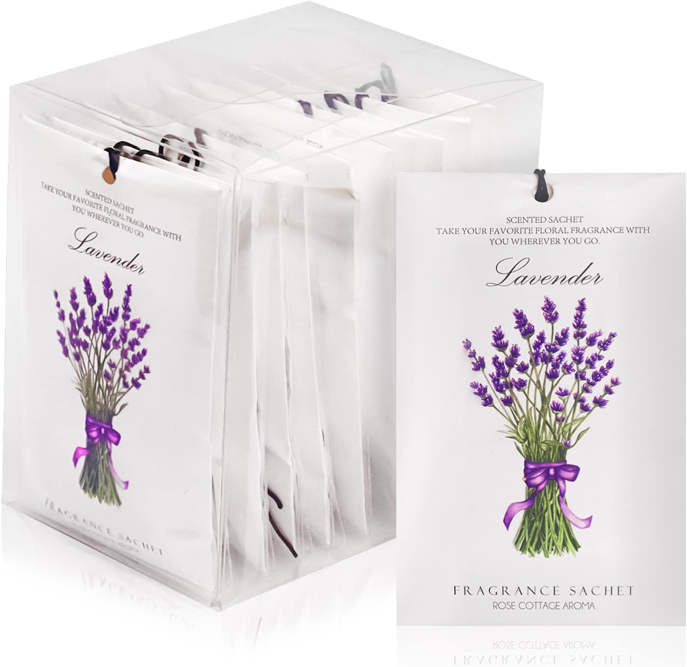 Amazon.com: 10 Pack Lavender Fragrance Sachet Long-Lasting Sachets Bags ...