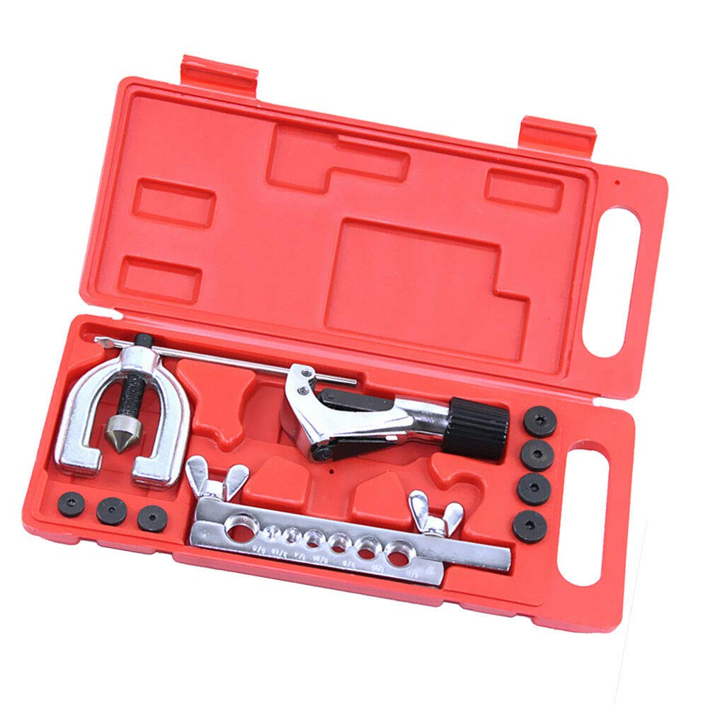 SLB® 10Pc Pipe Flaring Kit Brake Fuel Pipe Repair Flaring Tool Tube ...