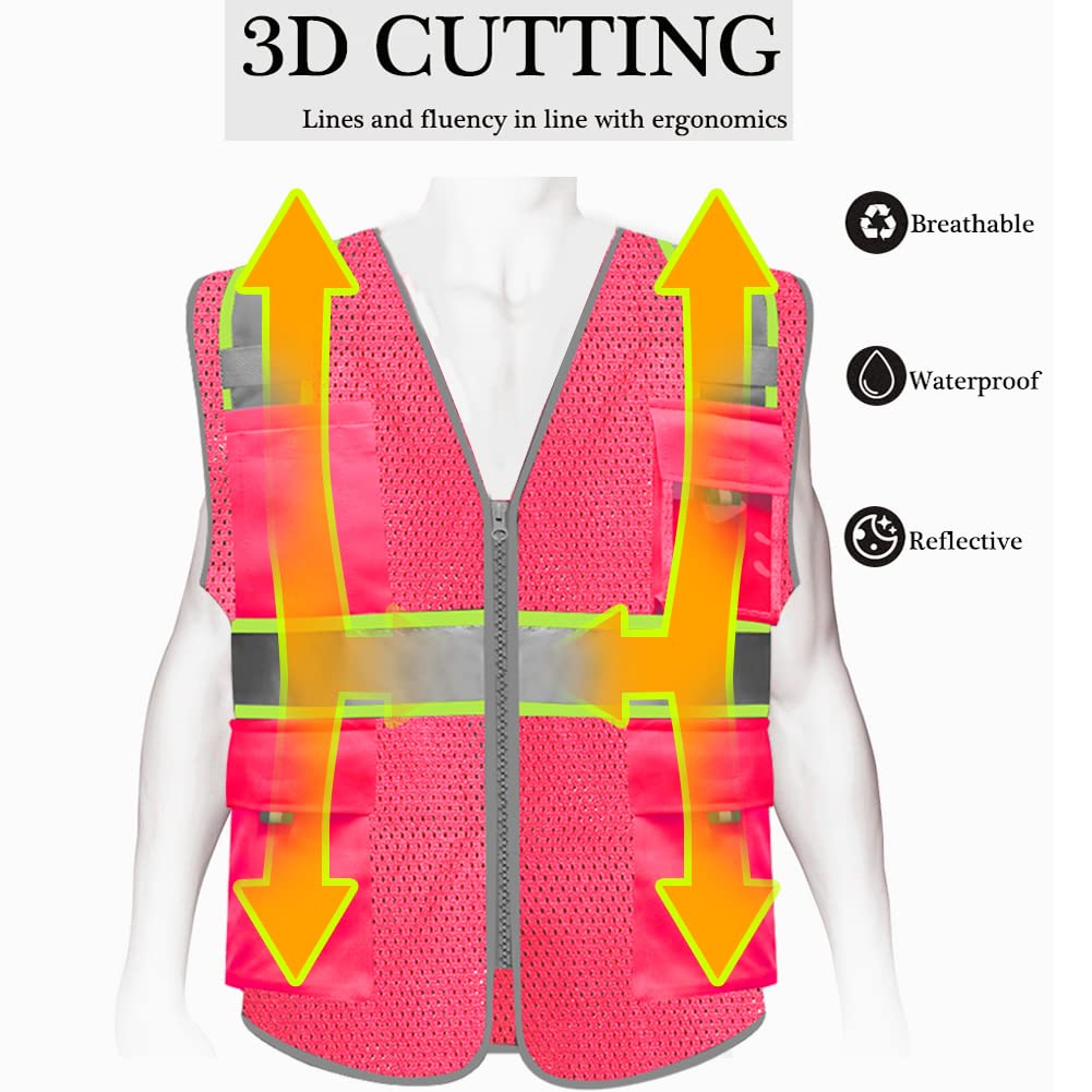 Snapklik.com : HYCOPROT High Visibility Mesh Safety Reflective Vest