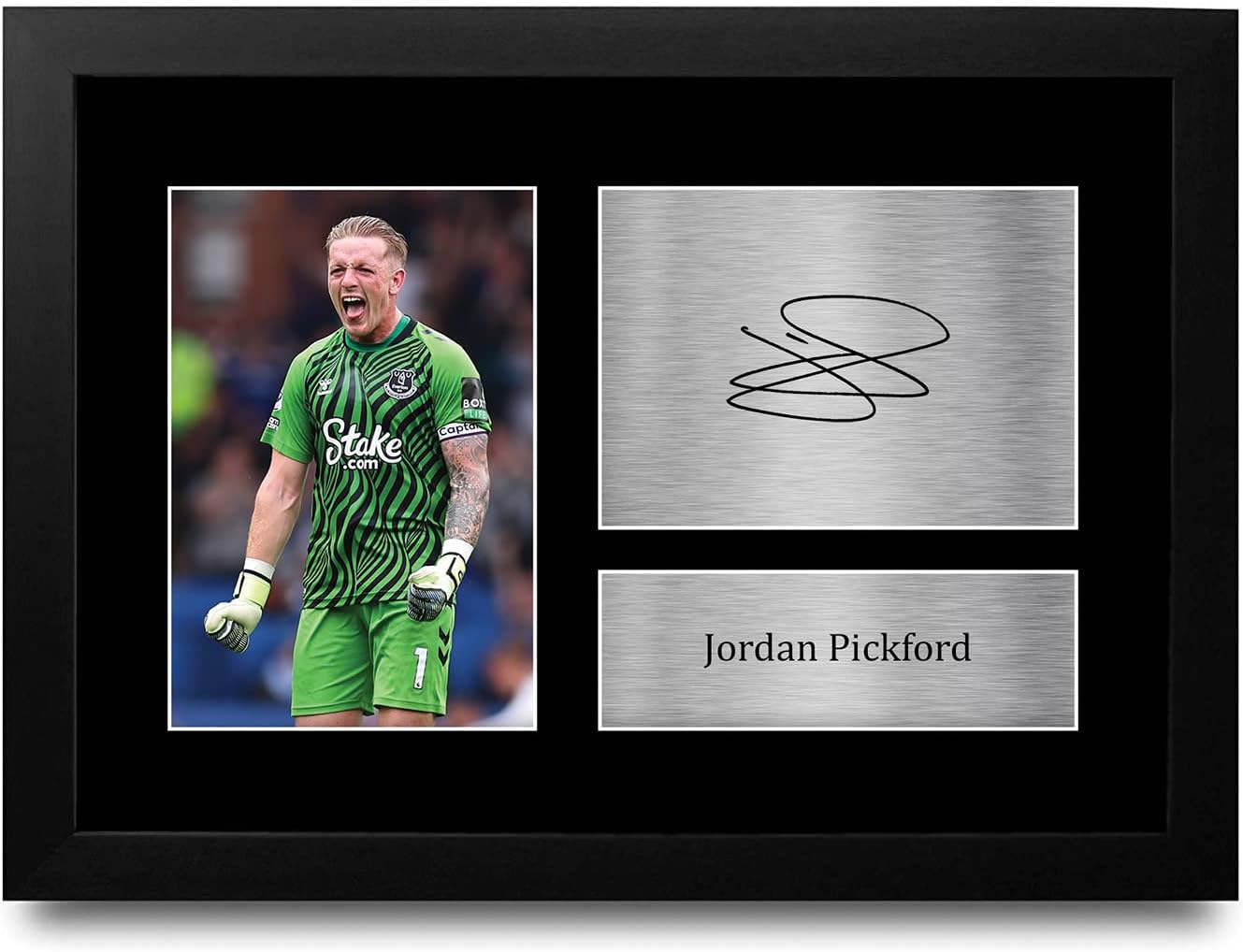 HWC Trading FR A4 Jordan Pickford Everton Gifts Printed Signed ...