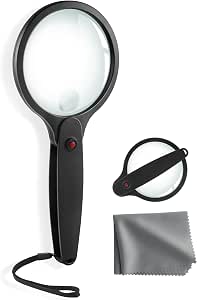 Amazon.com: HDAJY 10X 30X Magnifier, 100mm Shatterproof Lens Magnifying ...