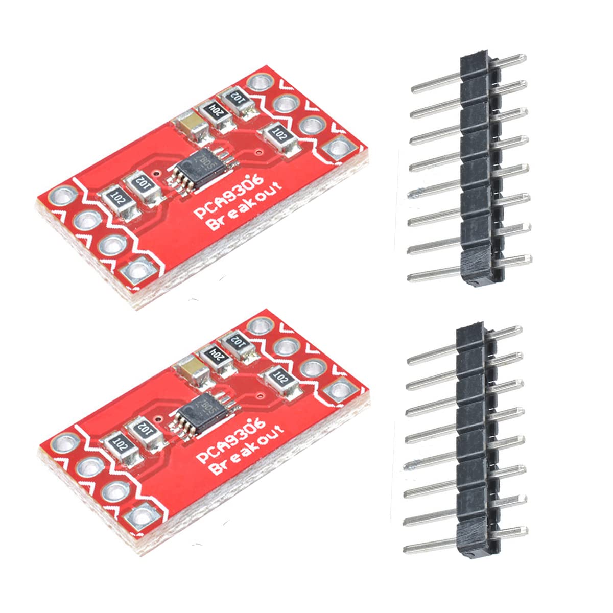 HiLetgo 2pcs PCA9306 I2C Level Translator Breakout Board Module I2C IIC Dual Voltage 2-bit ...