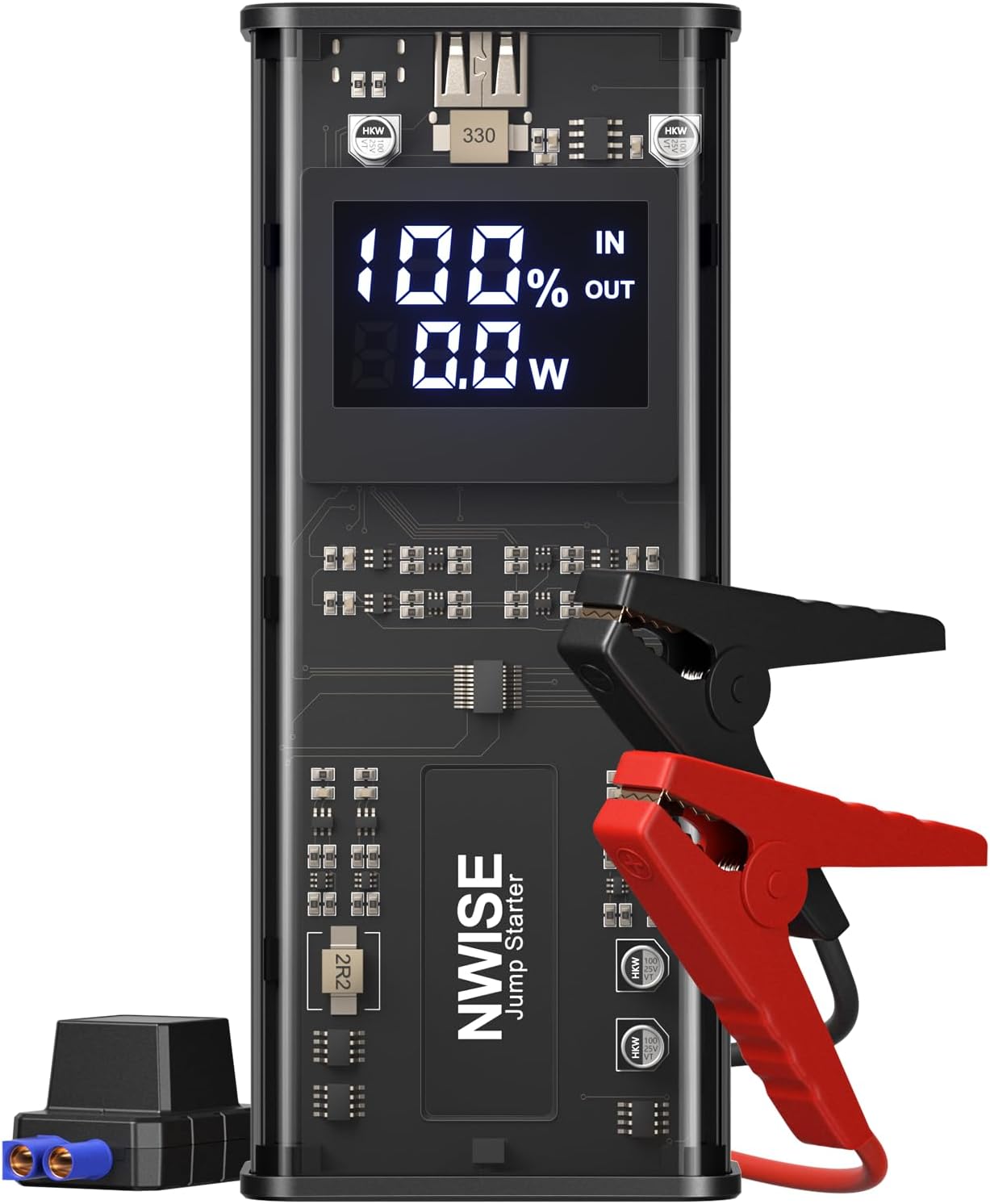 Amazon.com: Mophie Powerstation Go Rugged Compact Car Jump Starter with Floodlight - Black ...