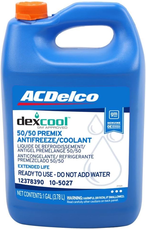 ACDelco GM Original Equipment 10-5027 Dex-Cool 50/50 Pre-Mix Engine ...