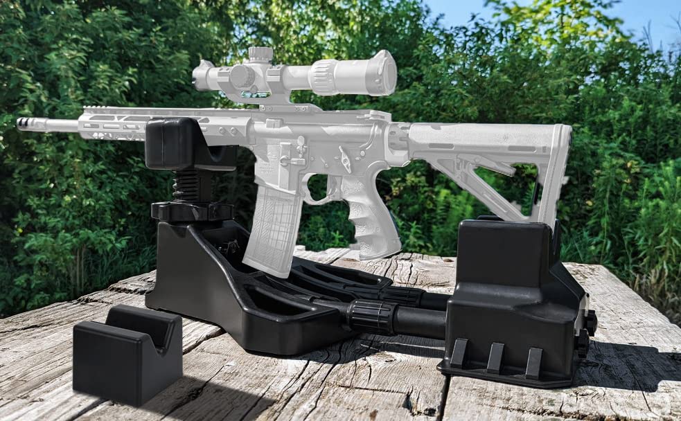 Pridefend Shooting Rest for Rifles, Adjustable Front & Rear Shooting ...