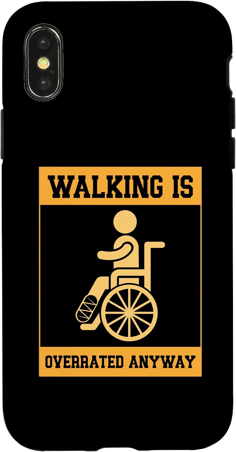 Amazon.com: iPhone X/XS Broken Leg Surgery | Walking Is Overrated ...