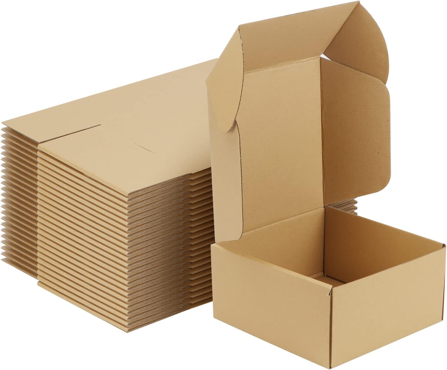 RLAVBL Lot de 25 Cartons Emballage Colis 20.4x20.4x10.2 cm, Petites ...