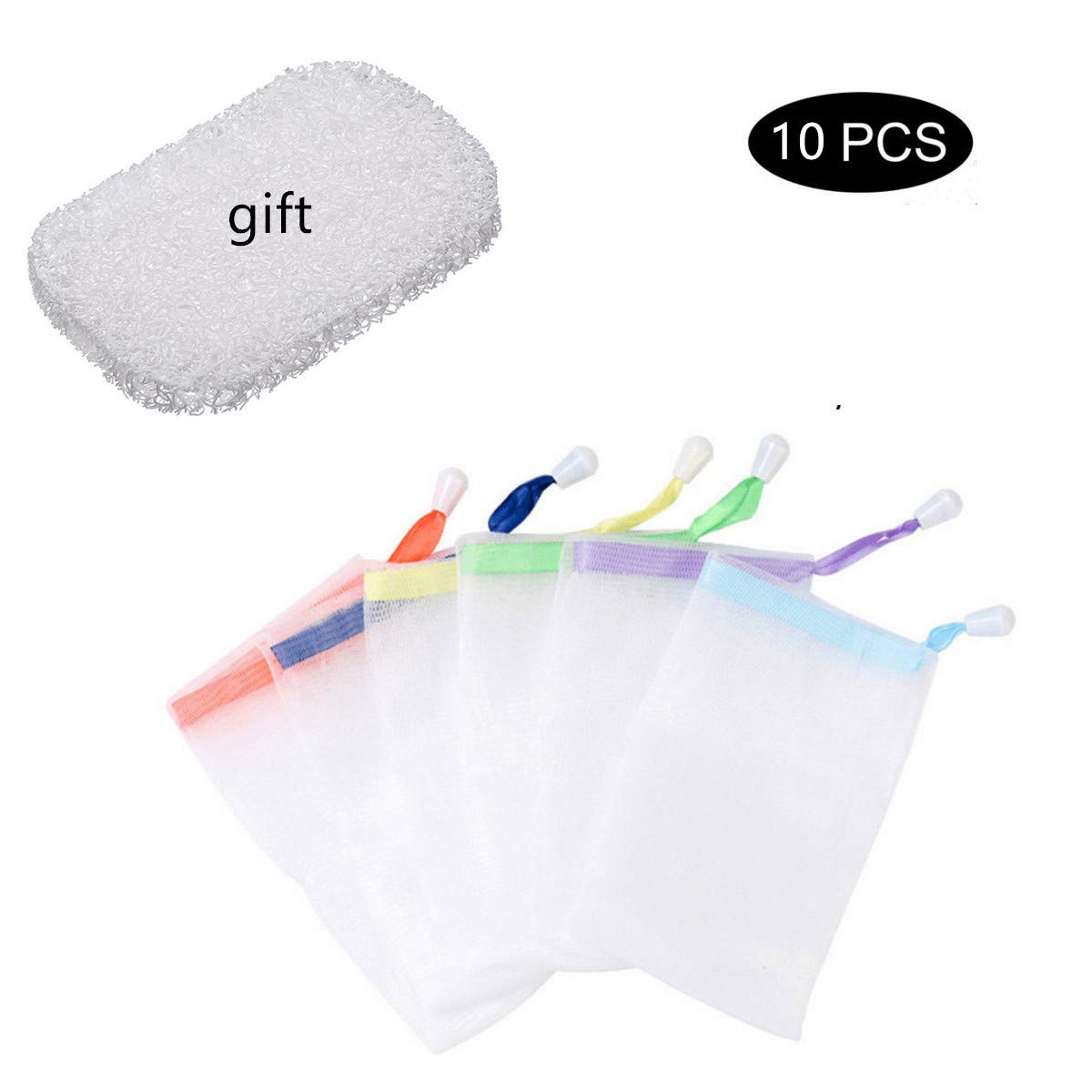 Amazon.com : Double Layer Bubble Foam Net,Handmade Soap Easy Bubble ...