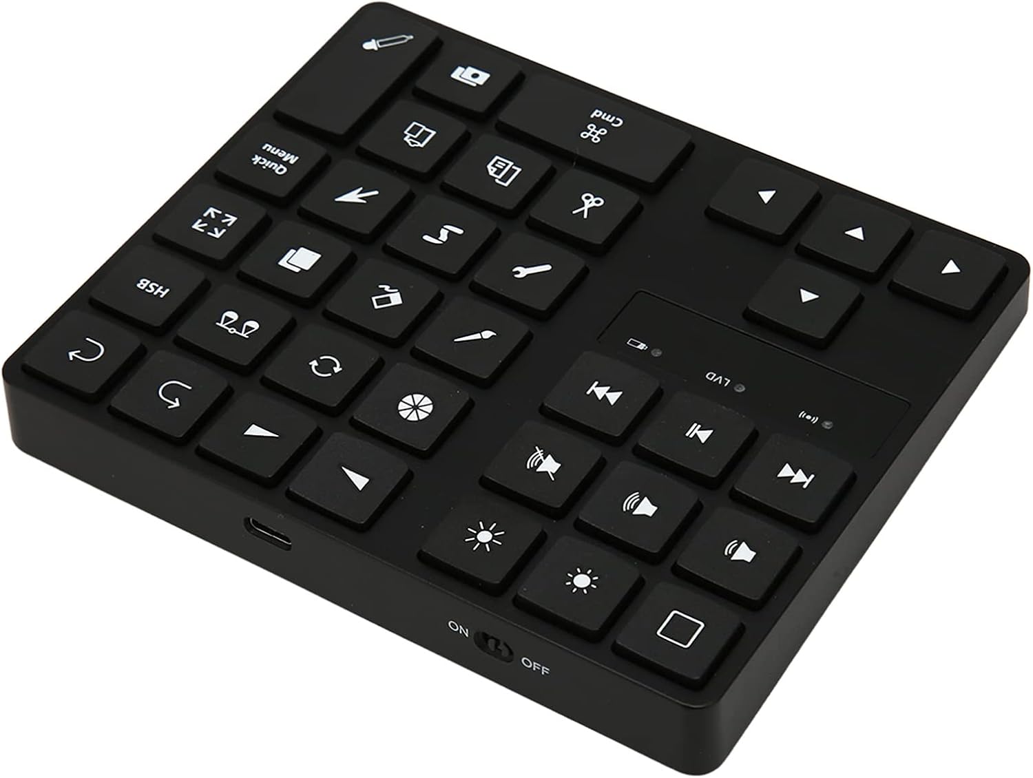 Estink Mini Drawing Keyboard 35 Keys One Handed Ergonomic Shortcut ...