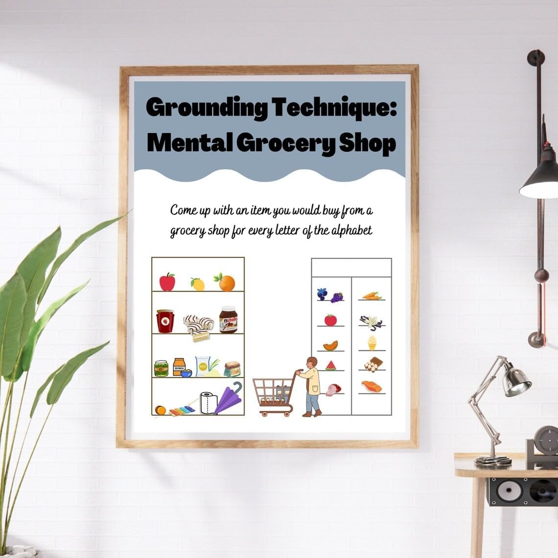 Amazon.com: Grounding Techniques Office Decor, School Counselor Office ...