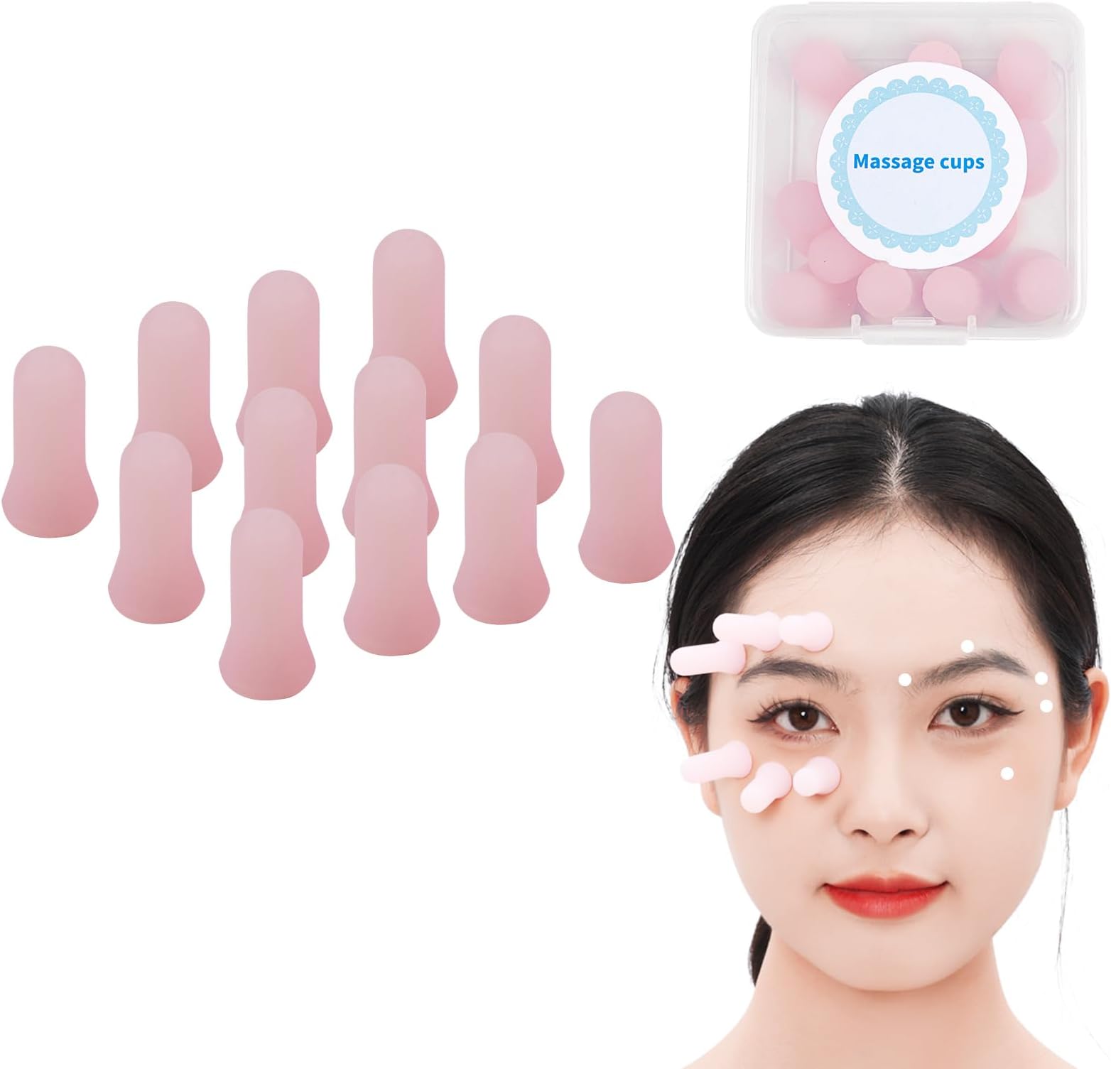Amazon.com: Cupping Kit for Massage Therapy, Eyes & Face Silicone ...