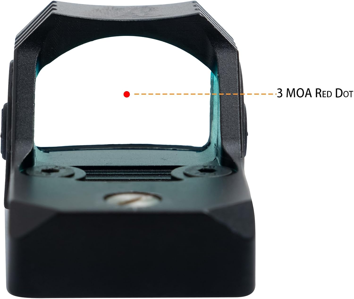 Bravary UL1 – Mira de punto rojo de 0.039×0.866 in, retícula MOA de 3 ...