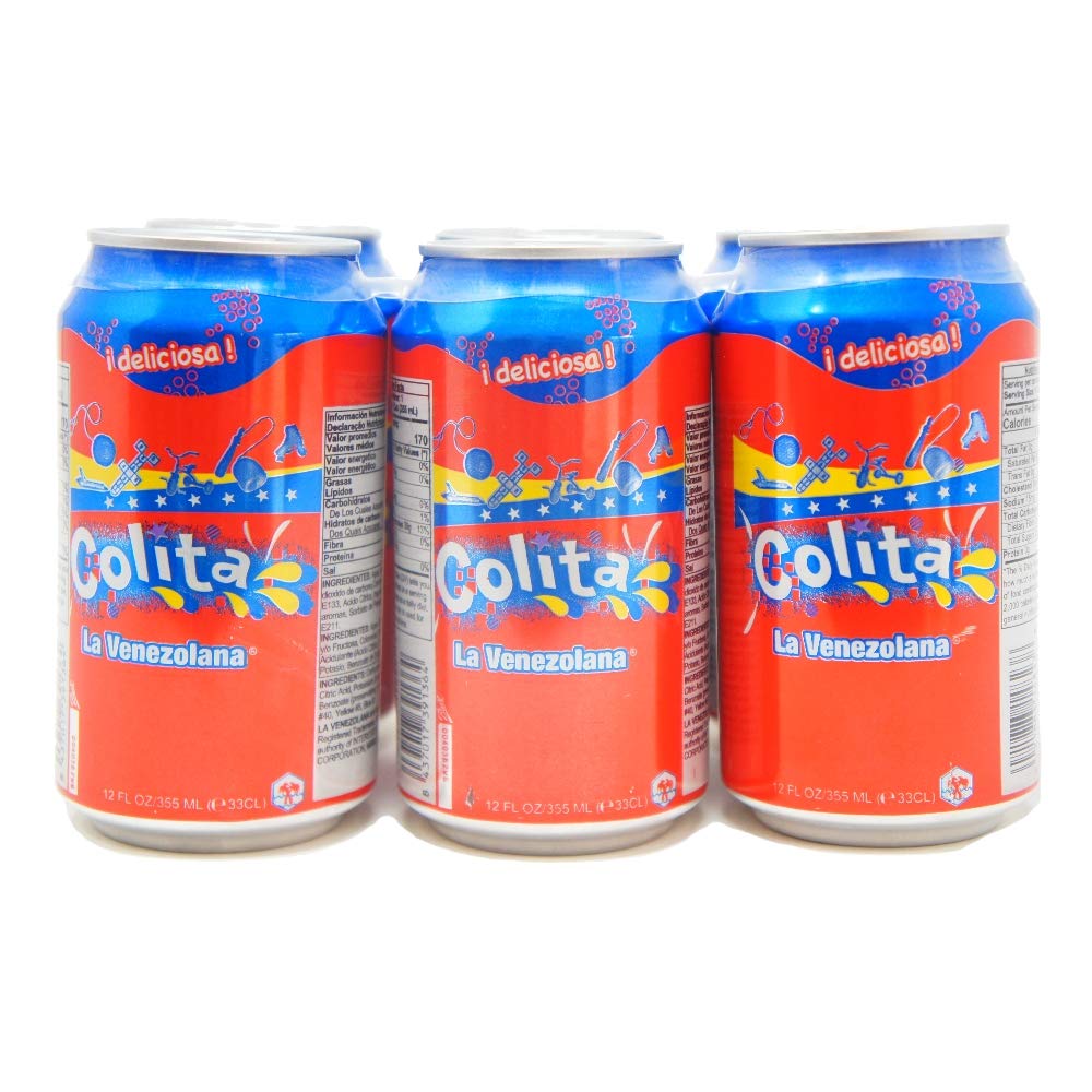 Buy Colita La Venezolna Carbonated Soft Drink Soda 6 pack 12 FL OZ Can ...