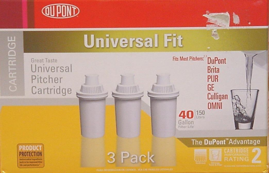 Amazon.com: DuPont Universal Water Pitcher Cartridge (Set of 3) : Home ...