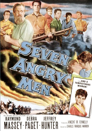 Amazon.com: Seven Angry Men : Raymond Massey, Debra Paget, Jeffrey ...