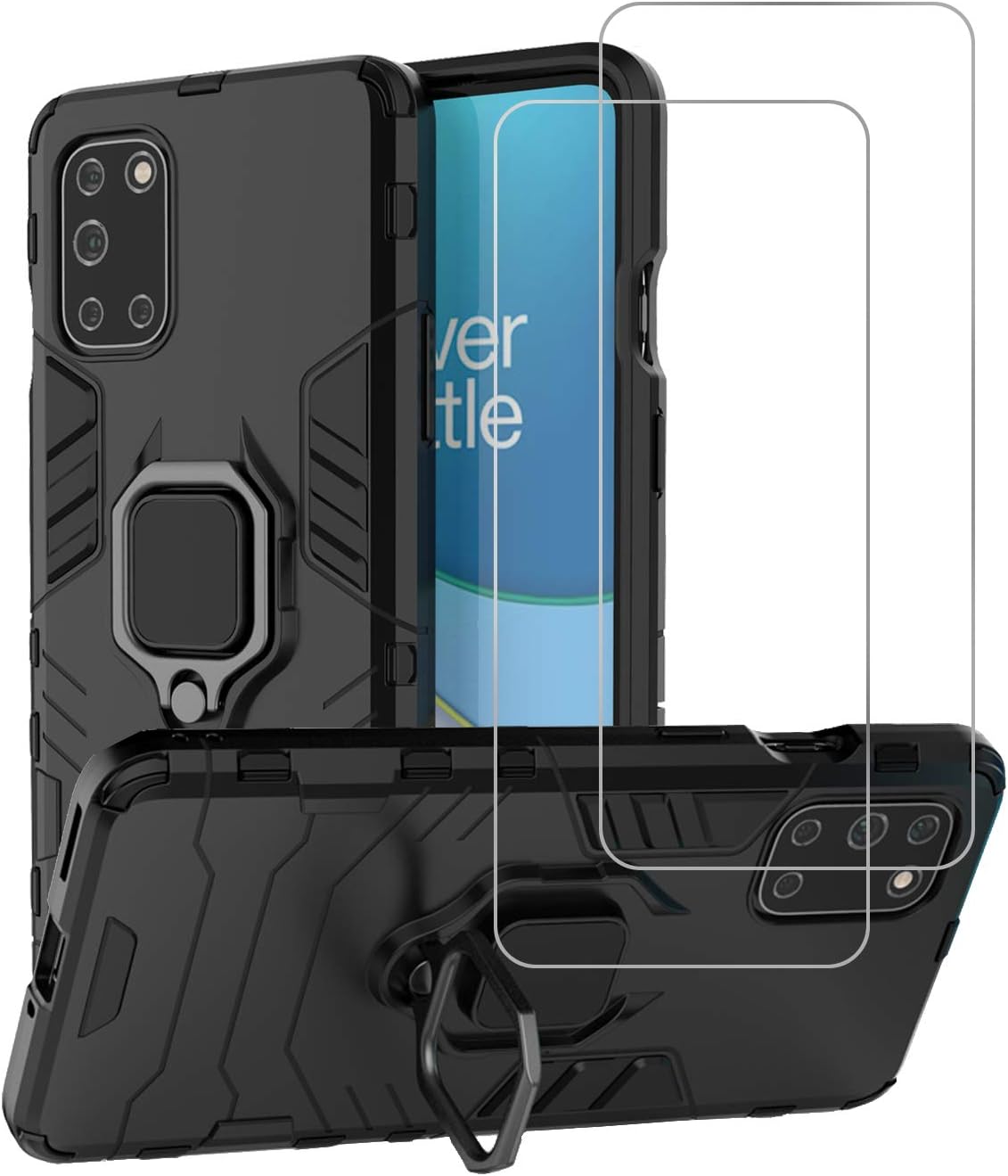 Amazon.com: Urspasol for OnePlus 8T Case with Screen Protector (2 Pack ...