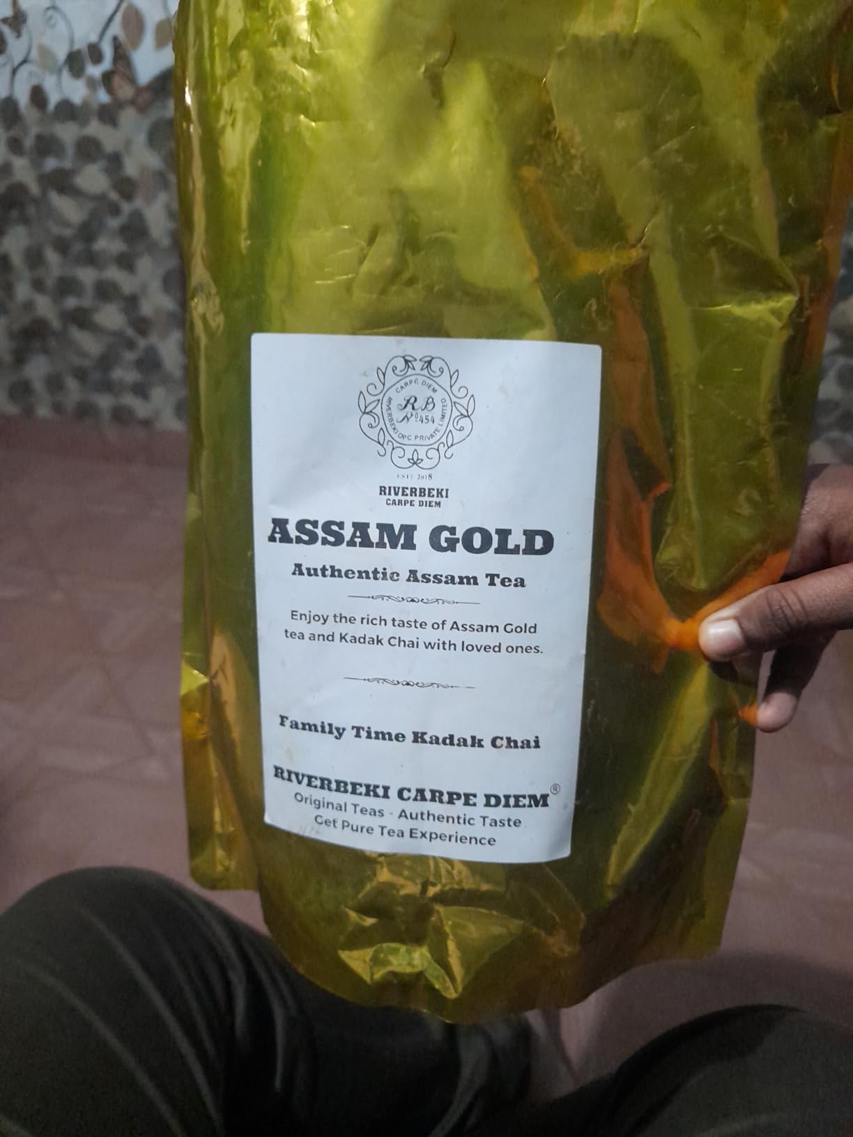 RIVERBEKI Assam Gold Tea – 1kg Premium CTC Granules | Bold, Malty ...