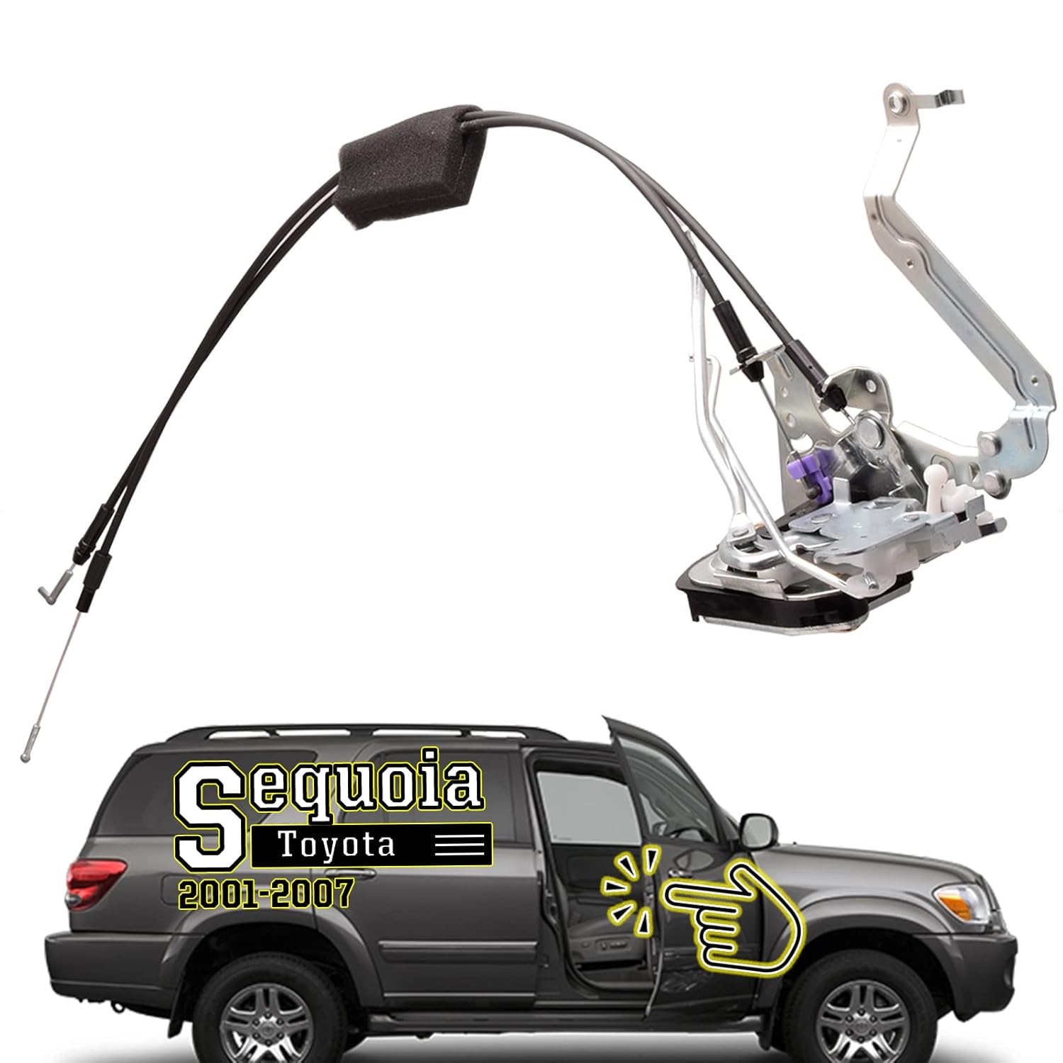 Amazon.com: Unikpas Front Right Door Lock Latch Assembly Compatible for ...